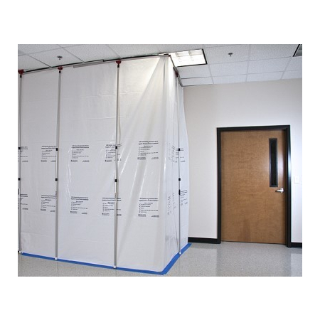 6 Mil Dust Control ICRA Awareness Barrier | Reduce Airborne Infection ...